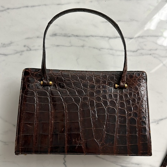 bellestone | Bags | Vintage 5s Bellestone Croco Handbag | Poshmark